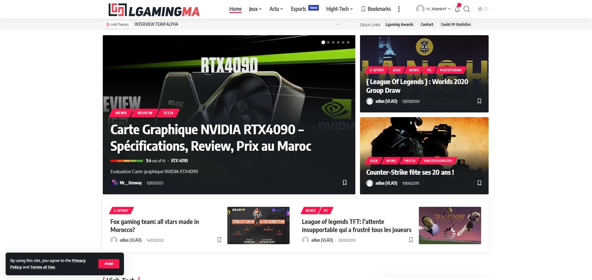 First Gaming and Esports Media Agency in Morocco